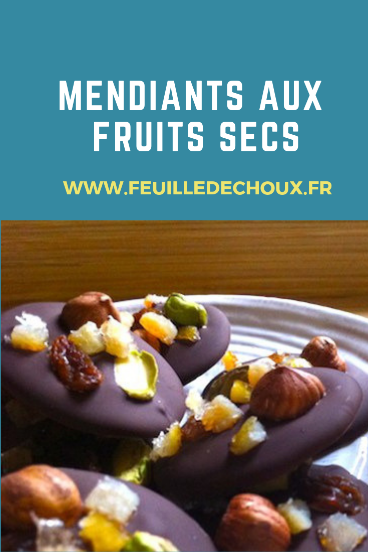 Mendiants aux fruits secs – Feuille de choux